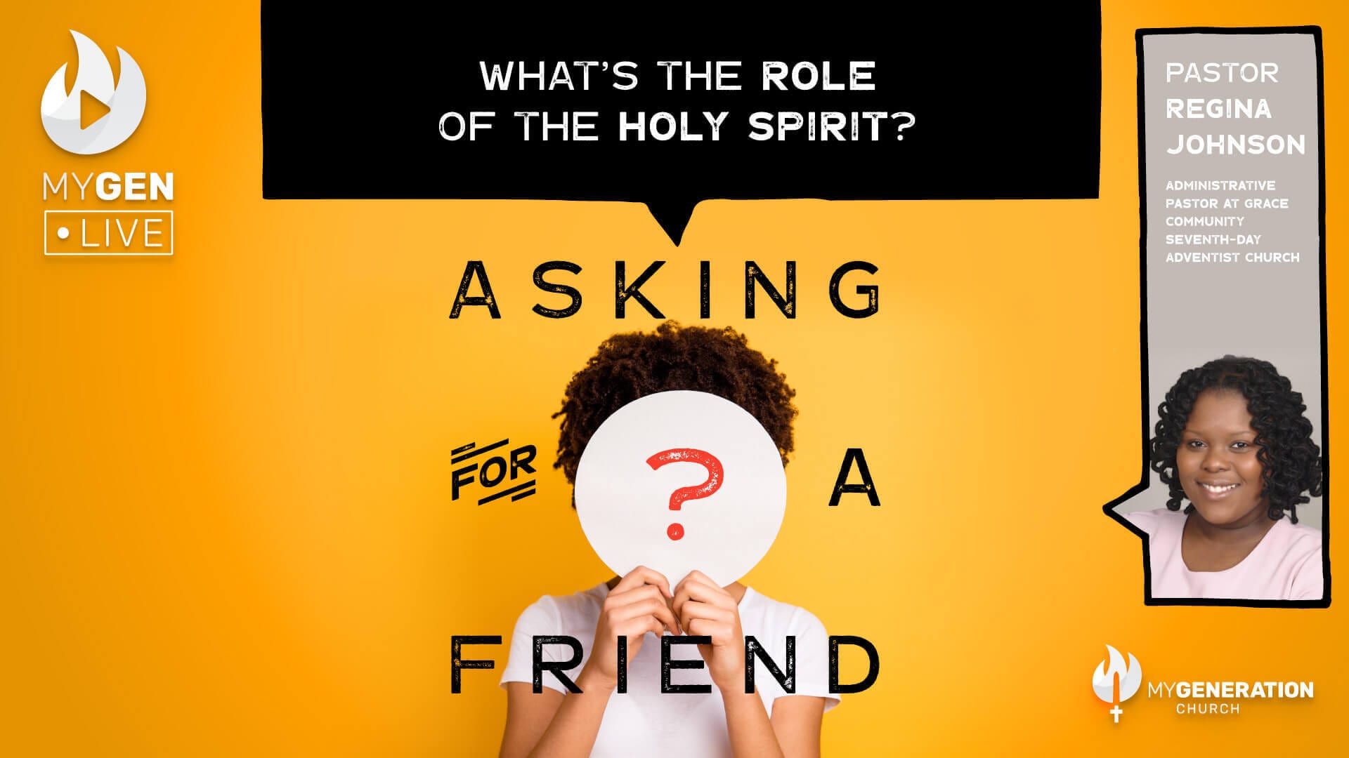 MyGen LIVE: What’s the Role of the Holy Spirit? Asking For A Friend ...
